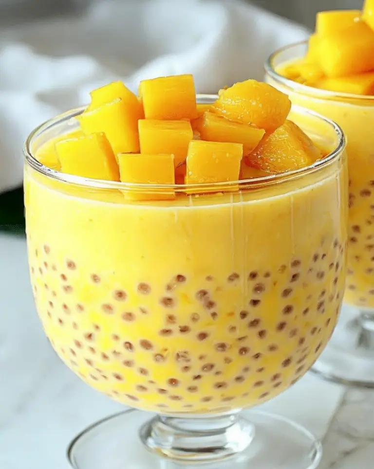 Indulge in Tropical Bliss with This Mango Sago Dessert Recipe - receipster