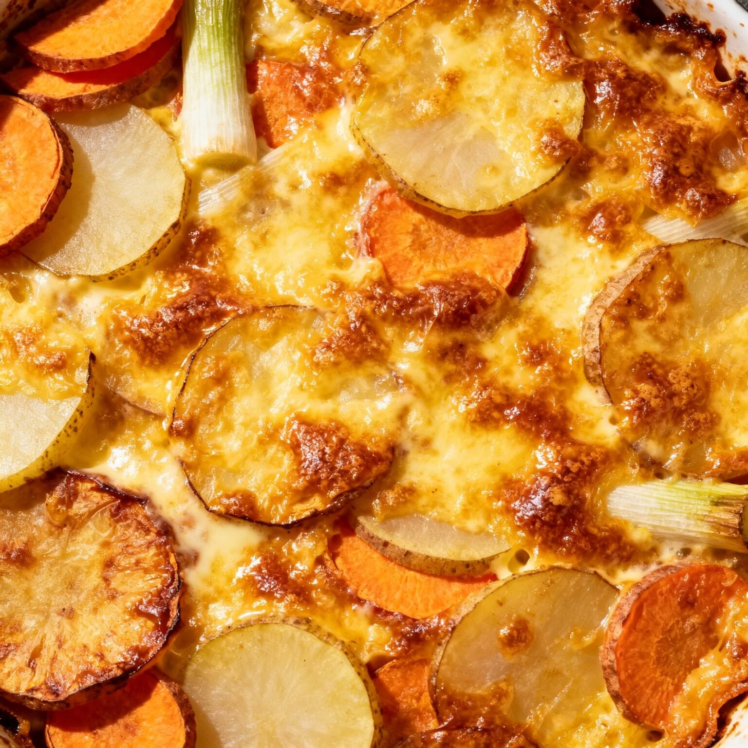 Cheesy Root Vegetable Gratin from Spoon Fork Bacon – receipster