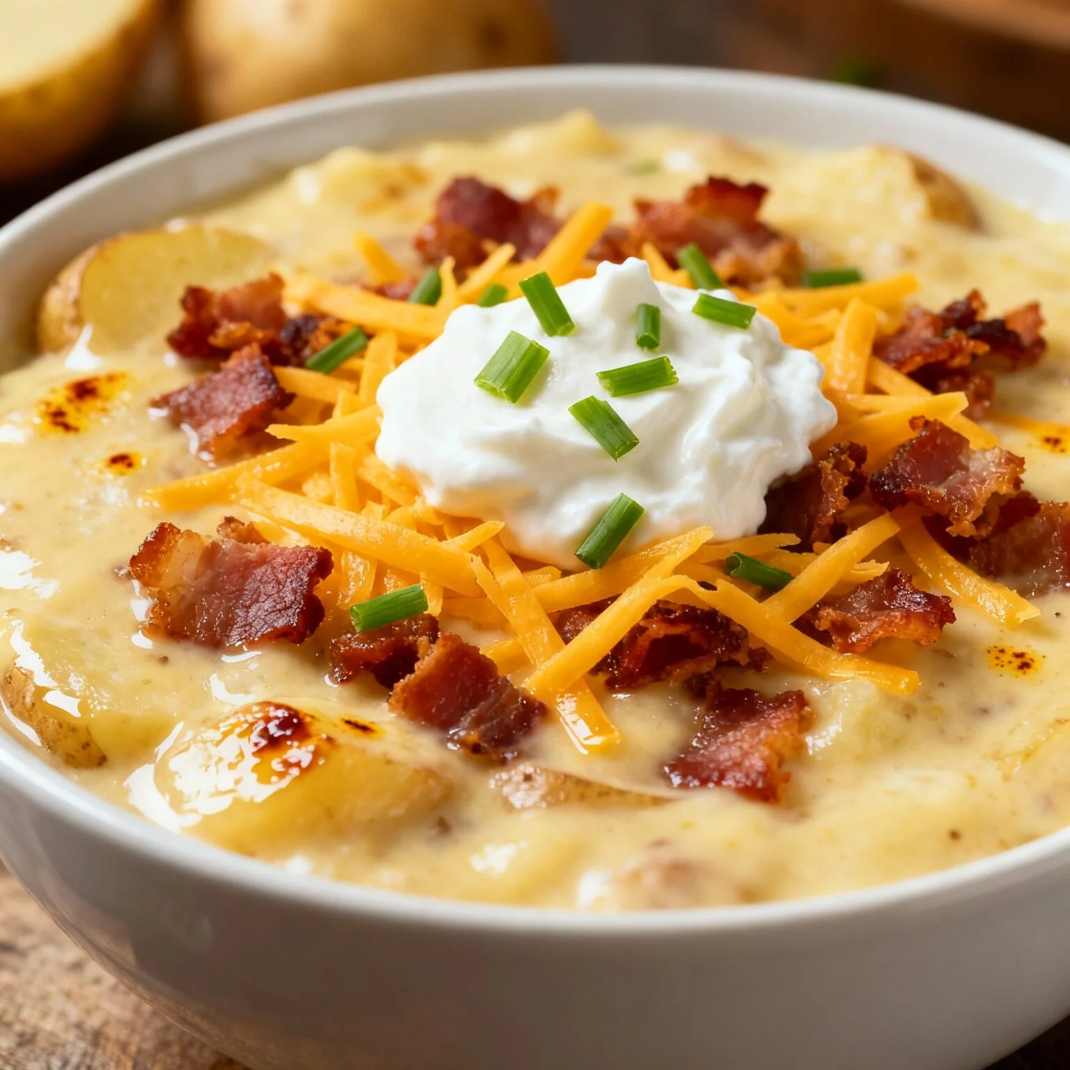 Loaded Baked Potato Chowder – receipster
