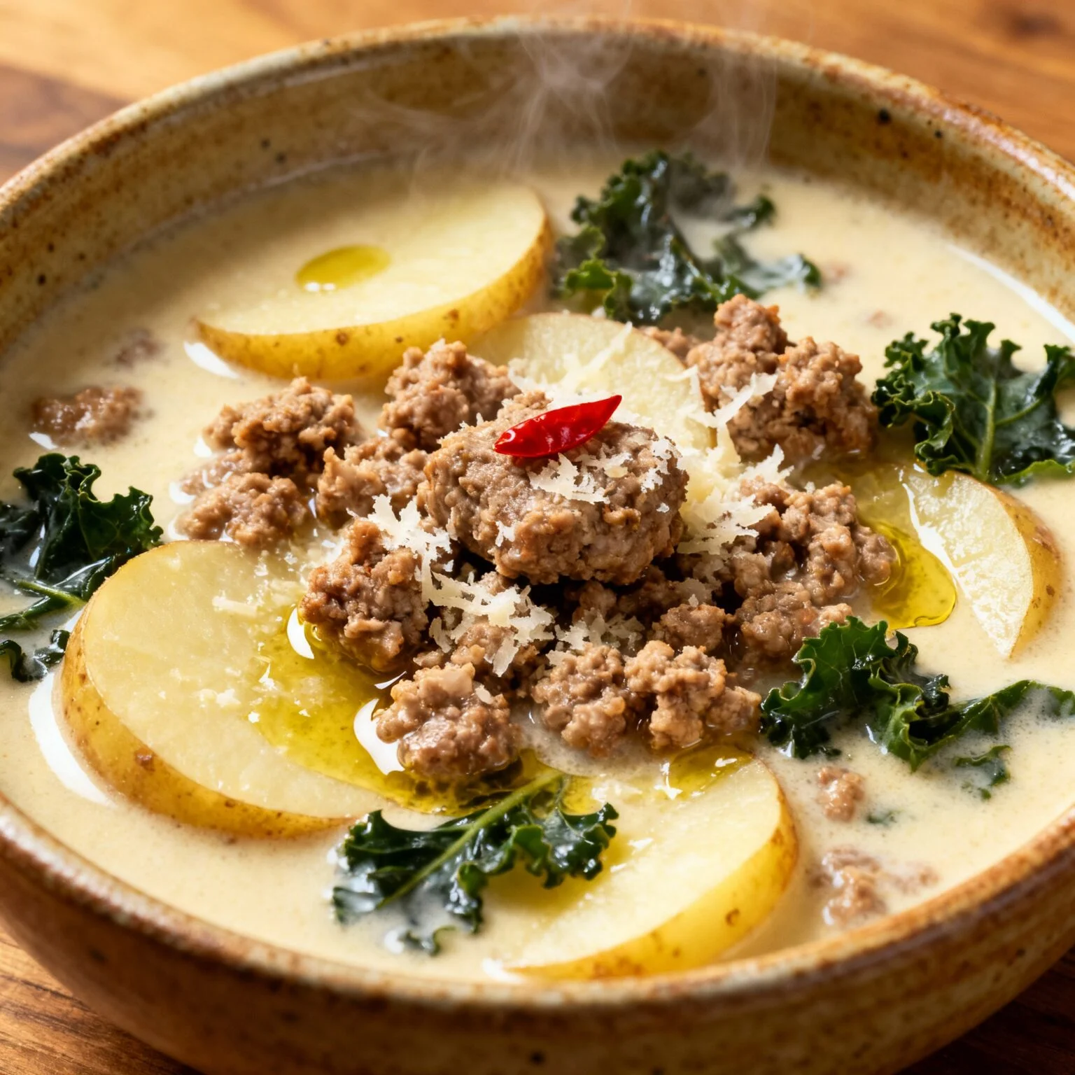 Zuppa Toscana – Creamy Italian Soup Like Olive Gardens – receipster