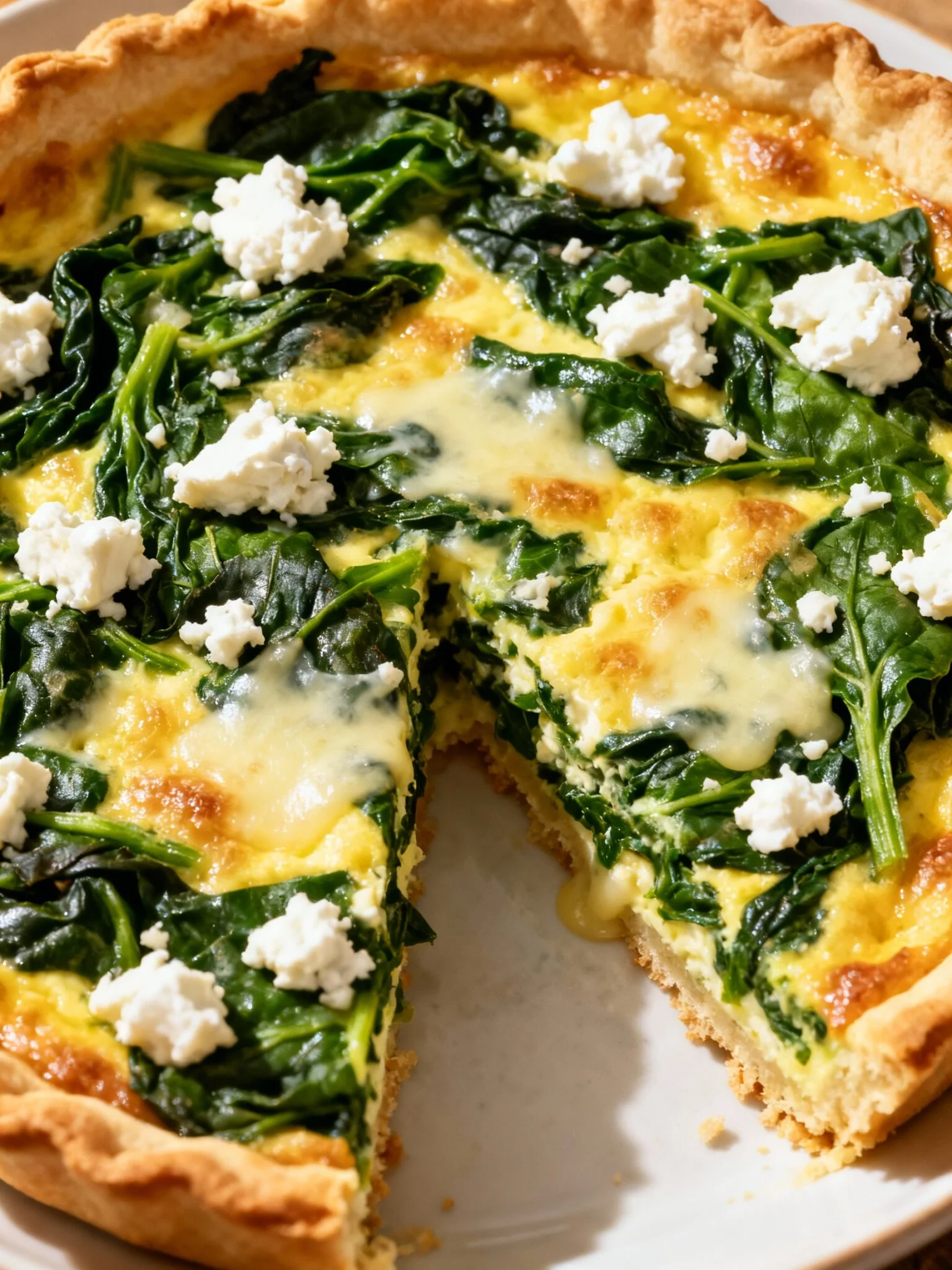 Spinach Feta Quiche – receipster