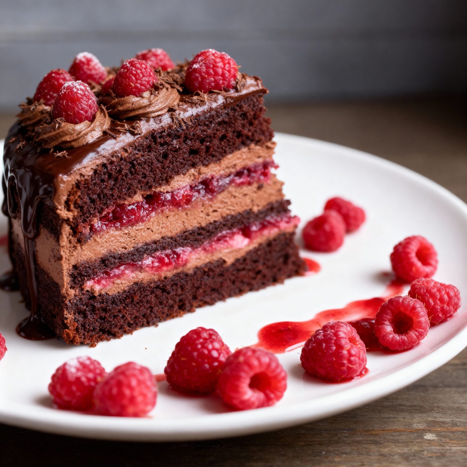 Chocolate Raspberry Truffle Cake Recipe – receipster