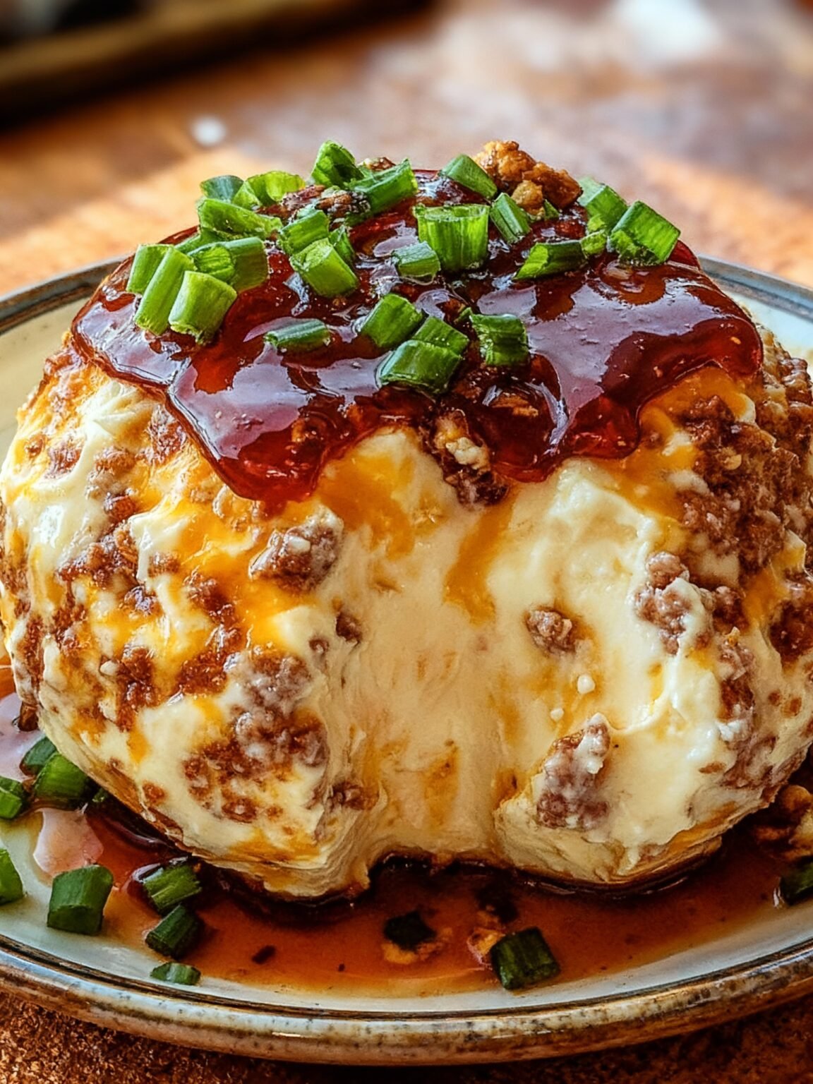 Sweet-Heat Pepper Jelly Cheese Ball with Cheddar Recipe – receipster