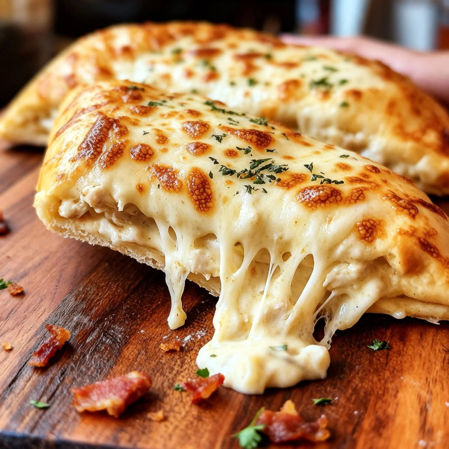 Baked Chicken Alfredo Calzones Recipe – receipster