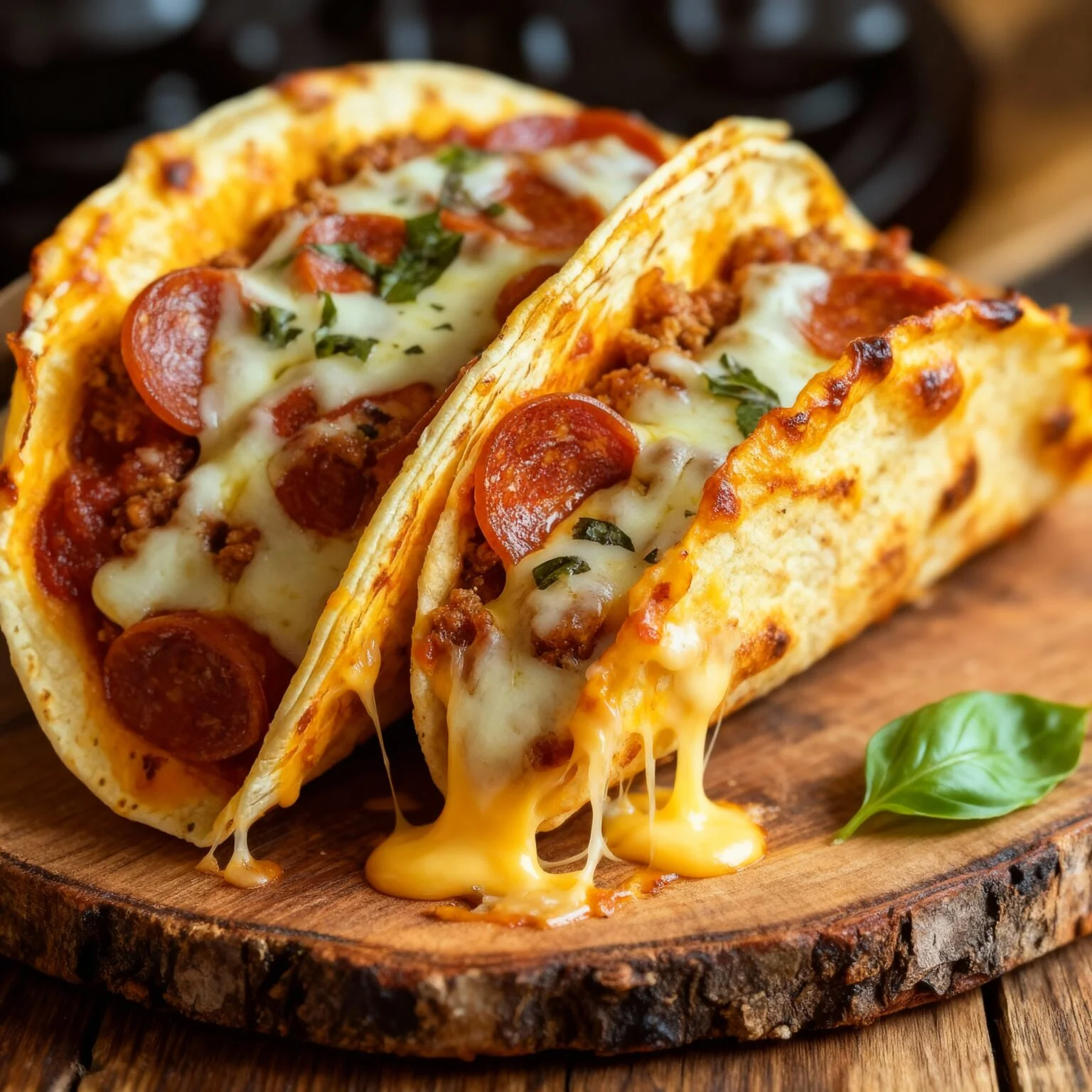 Meat Lovers Pepperoni Pizza Tacos Recipe – receipster