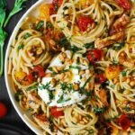 Chicken Spaghetti with Burrata and Lemon Butter Sauce Recipe – receipster