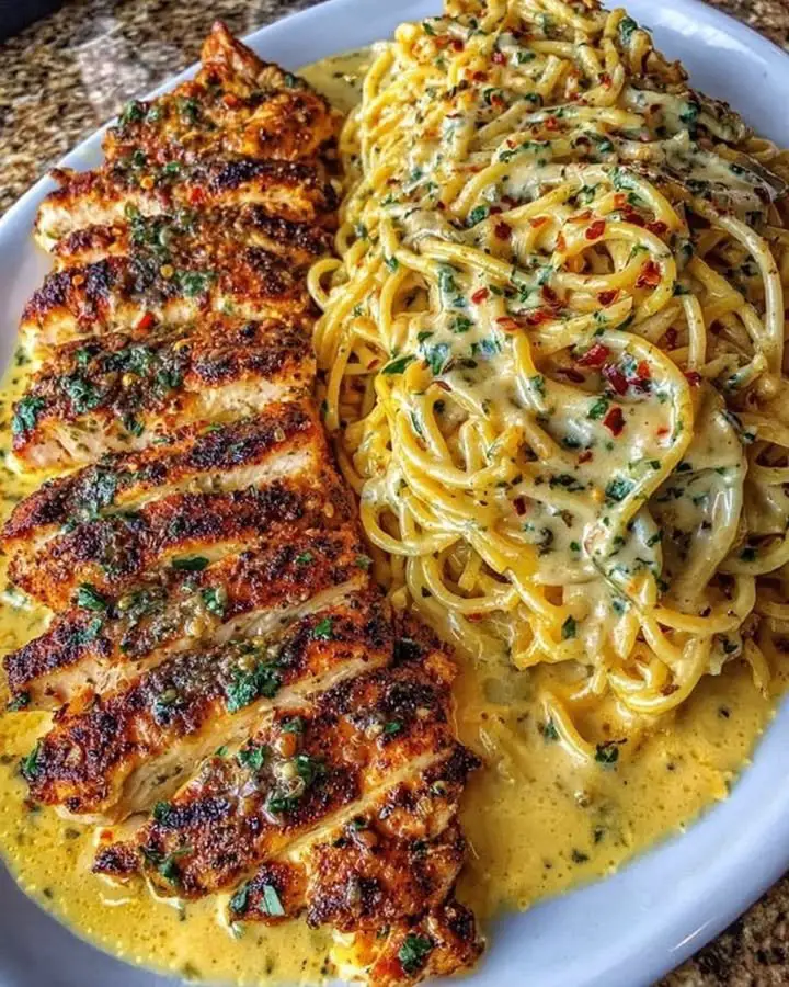 Garlic Parmesan Chicken Spaghetti Recipe – receipster
