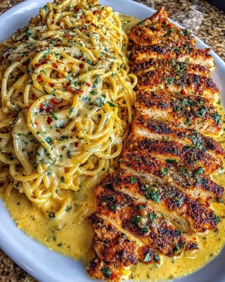 Garlic Parmesan Chicken Spaghetti Recipe – receipster